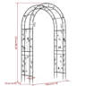 DSFSDF Metal Arched Garden Arbors, For Climbing Plants Support, Wedding Decor | Wayfair